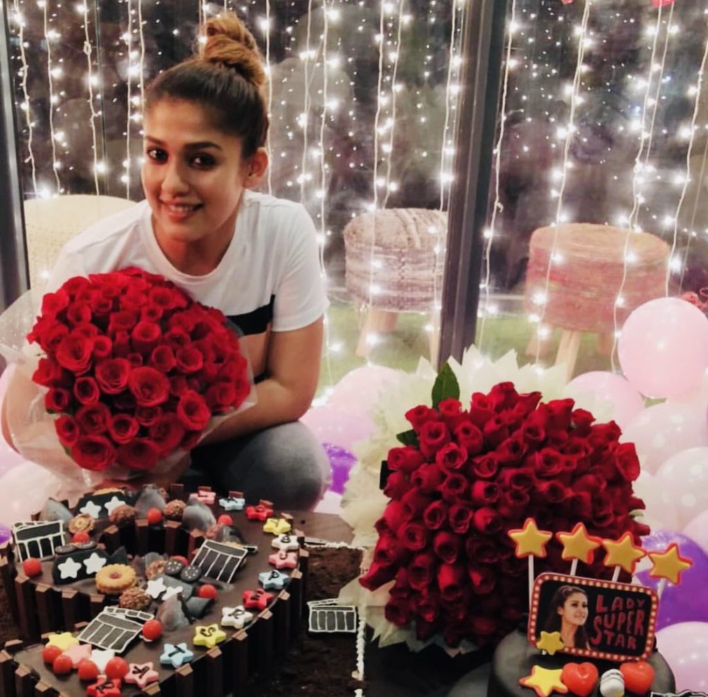 Nayanthara birthday celebrations : actress nayanthara shares birthday ...