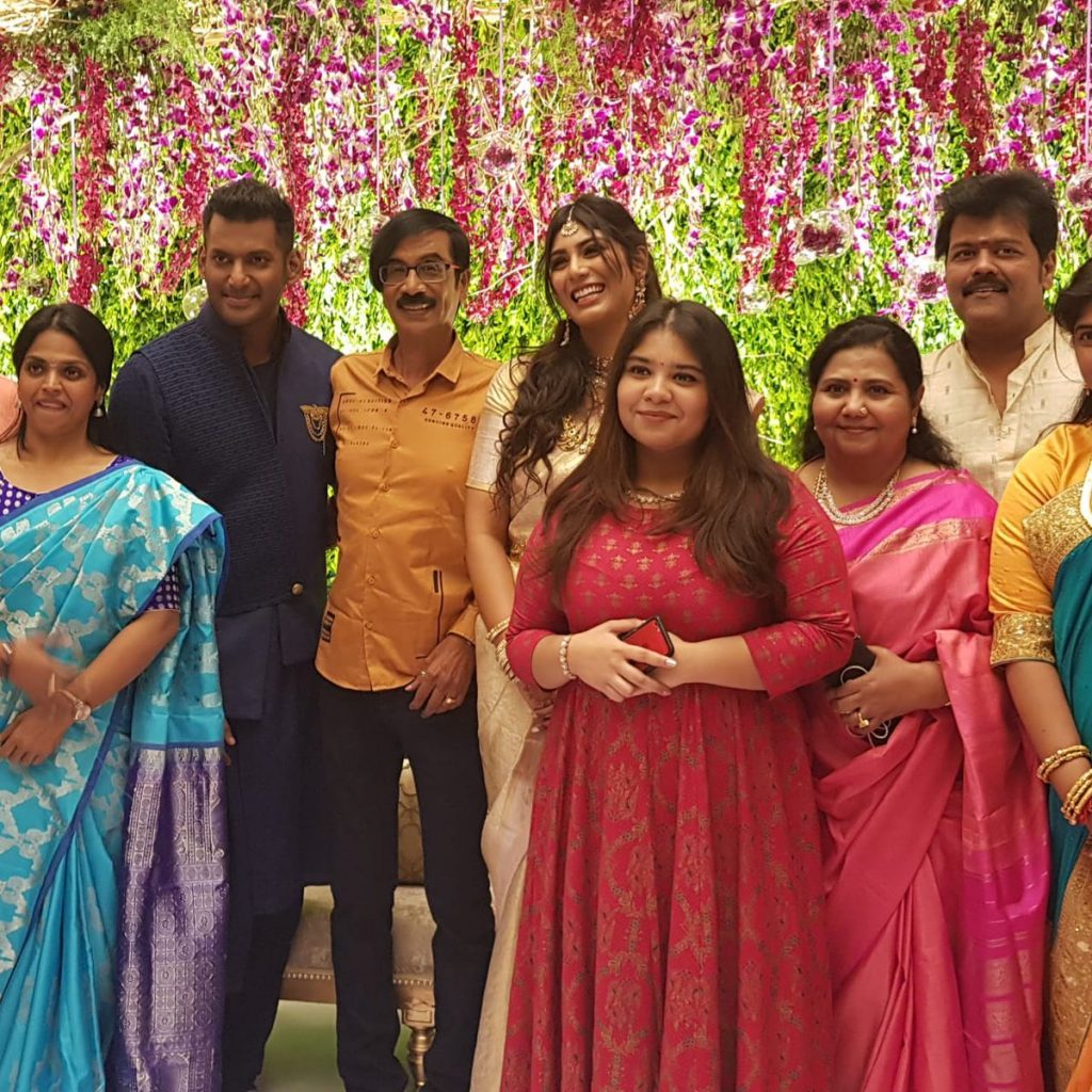 Actor Vishal Engagement with Anisha in Hyderabad Today - Actor Vishal ...