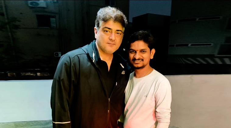 tamil cinema news actor ajith meet fans in hyderabad | Indian Express Tamil